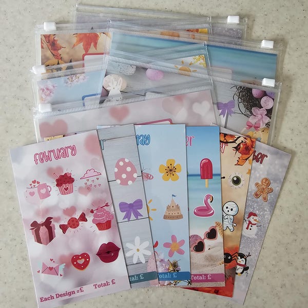 Printable Mini Penny Saving Challenge for Cash Stuffing A4 and A6 Save ...