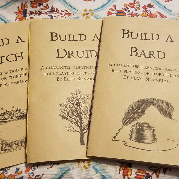 Build a Character Zine Bundle - Etsy