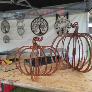 3 Pumpkins Shadow Caster .svg .dxf File Digital Download. Cnc Plasma - Etsy