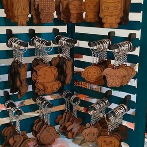 Keychains Mickey Cartoon Bundle Set 237 Amazing Design Laser Cut File ...