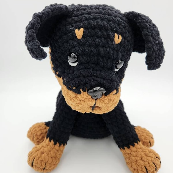 Bundle of 2 Crochet Patterns/ Amigurumi Pattern Crochet Dog/ Rottweiler ...