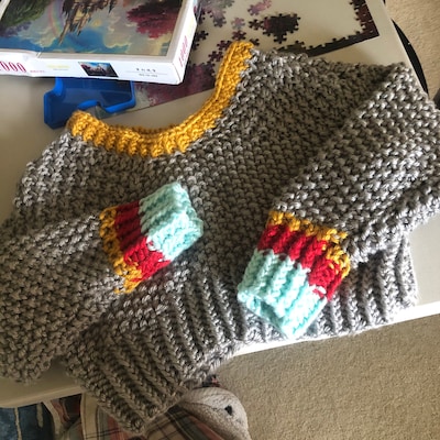 Feelin Like Fall Jumper Sweater Knitting Pattern - Etsy UK