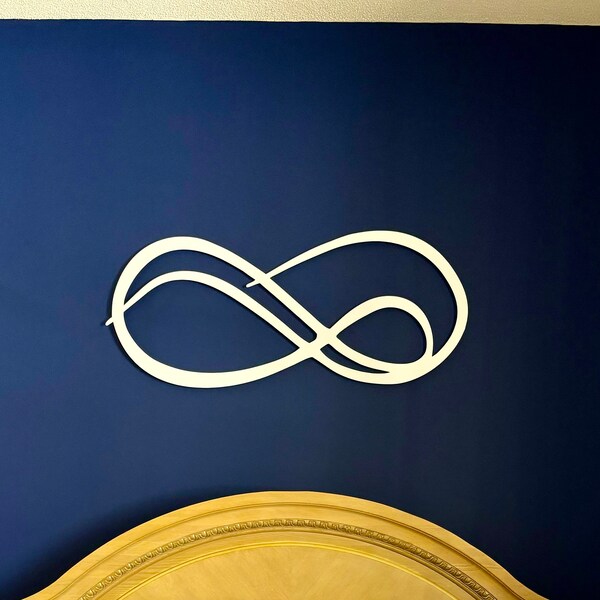 Modern Circles Metal Wall Decor, Fibonacci Round Metal Wall Art, Large ...