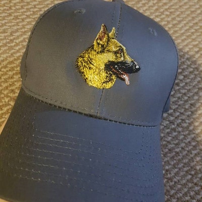 German Shepherd Embroidered Cap - Etsy