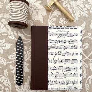 Bookbinding Kit With Ochre Leather Case, Bookbinding Kit for ...