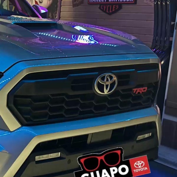 Toyota TRI-COLOR Grille Badge Emblem. Tacoma, Tundra, 4runner, FJ ...