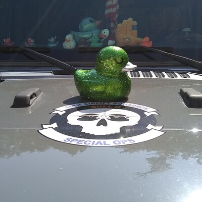 LED Light up Giant Rubber Duck-solid Series-7 Inch-batteries Included ...