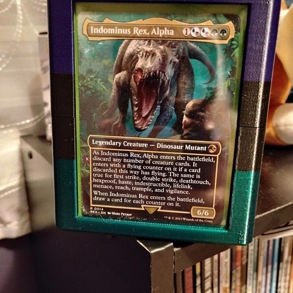 MTG EDH Commander Deck Box W/ Toploader Slot for Stanley Tool Box ...
