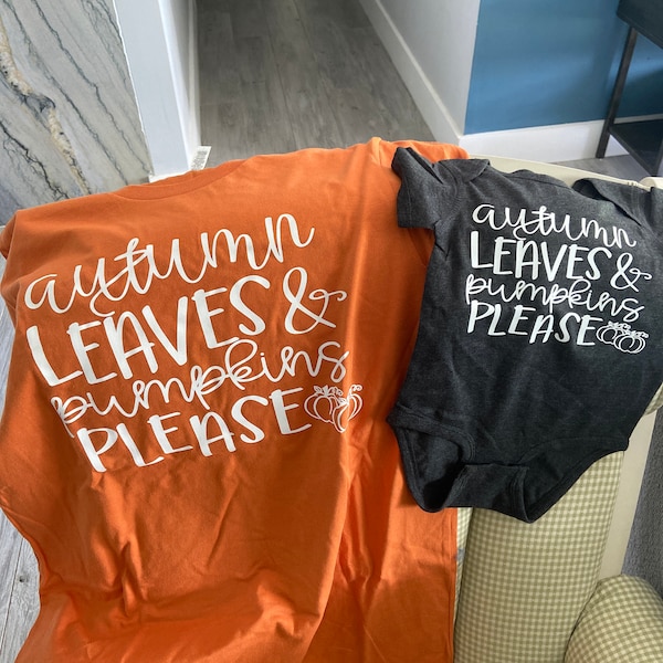 Fall Mommy and Me Shirt - Mom and Baby Shirt - Matching Outfits ...