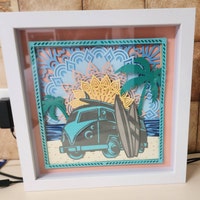 Layered Herz Bee Art svg Layered Mandala svg Honig herz svg Biene decor ...