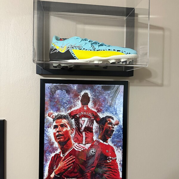 Pylon Wall Mount Acrylic Display Case NFL NCAA Size UV Protection ...