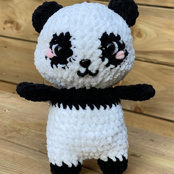 Crochet Pattern POPO the Panda, Bear, Plush, Handmade, Wild Animal ...