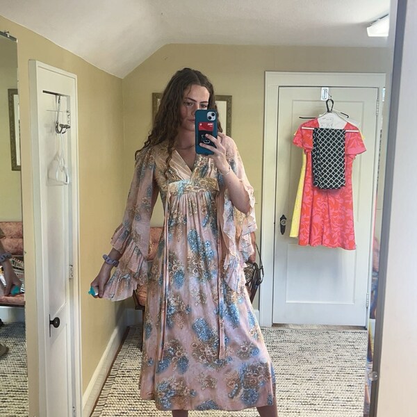 Vintage Y2K Sunset Ombré Bridgerton Style Ethereal Prom Gown Formal ...