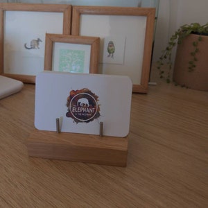 Oak Postcard Display Stand, Desk Accessory - Etsy