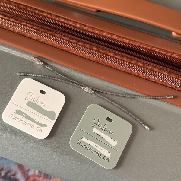 Backpack Tags Personalized, Luggage Tag, Bag Tags, Name Tags for ...