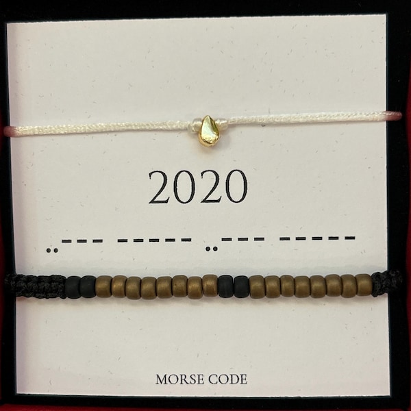 Custom Morse Code Bracelets for Couples and Friendships Hidden Message ...