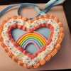 Heart Shaped Cake Purse/ Frosted Kawaii Purse/ Cute Cake Handbag ...