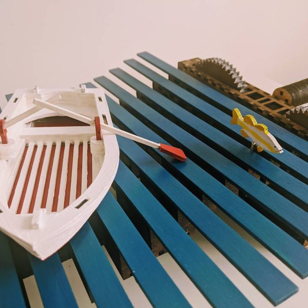 DIGITAL FILE - Kinetic Wave Automata - Moving Sculpture - Laser Cutter ...