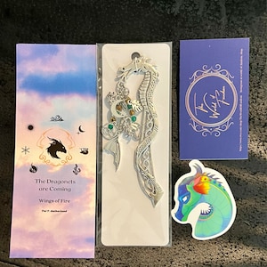 The Jade Mountain Prophecy Inspired Charm Bookmark - Etsy