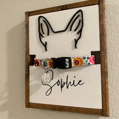 Custom Dog Ear Outline Sign Unique Pet Lover Gift Pet Ear Silhouette ...