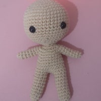 6" Chibi Doll Base - Amigurumi Crochet Pattern for Custom Customizable ...