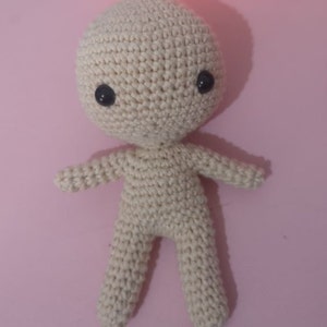6 Chibi Doll Base Amigurumi Crochet Pattern for Custom Customizable ...