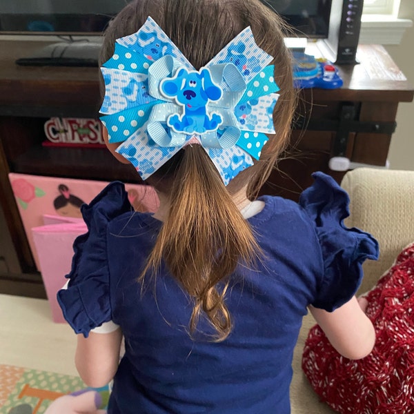 Blues Clues Hairbow- Blues Clues Hairbows- Blues Clues Bows- Blues ...