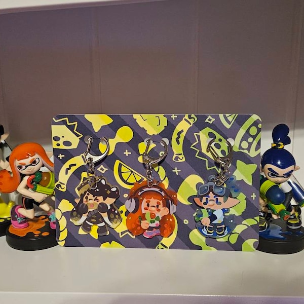 Splatoon Hotlantis AGT Posters Agent 3, 4, 8, New 3, Octavio, Grizz ...