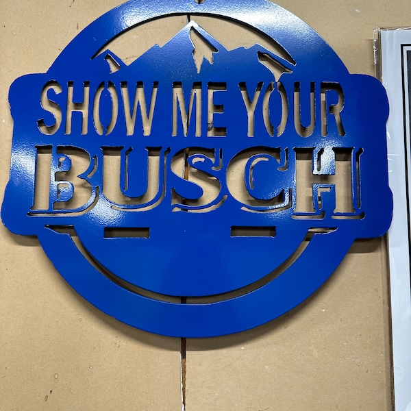 Busch Sign, Bar Sign, Mancave Decor, Gift, Present - Etsy