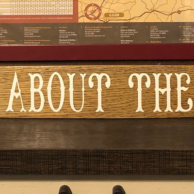 WHISKEY Barrel Stave Sign 29L / Custom Staves / Personalized Rustic ...