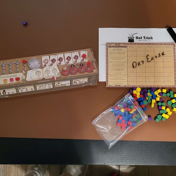 Laminated Twice as Clever Game Sheet, Score Sheet, Reusable, Wet Erase ...