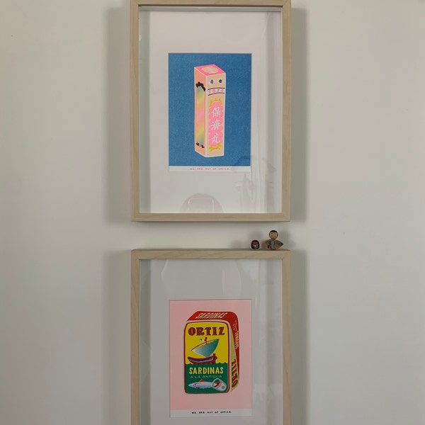 Combined Shipping for 2 Riso Prints of Packaging From All Over the ...