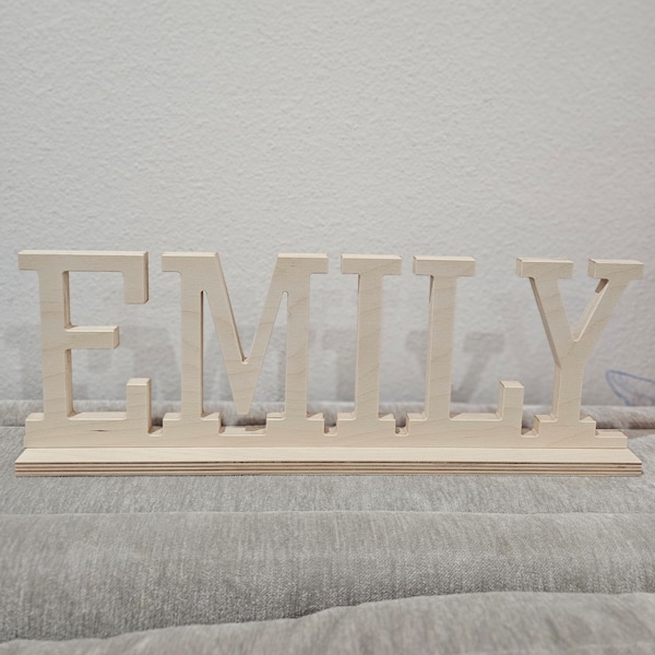 Wooden Letters for Wall, Custom Wooden Name Sign, Custom Name Painted ...