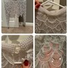 Sheer Tulle Pearl Topper With Long Sleeves. Modern Bridal Top ...