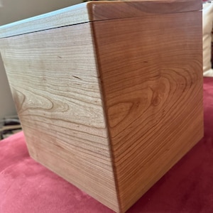 Minimalist Cremation Urn-black Walnut, for Adult Human Ashes, up to 280 ...