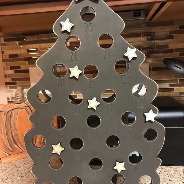 Wine Advent Countdown Christmas Tree - Etsy