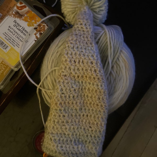 Pattern/super Long Super Easy Crochet Stocking Cap Pattern/crochet Hat Pattern/crochet Stocking ...