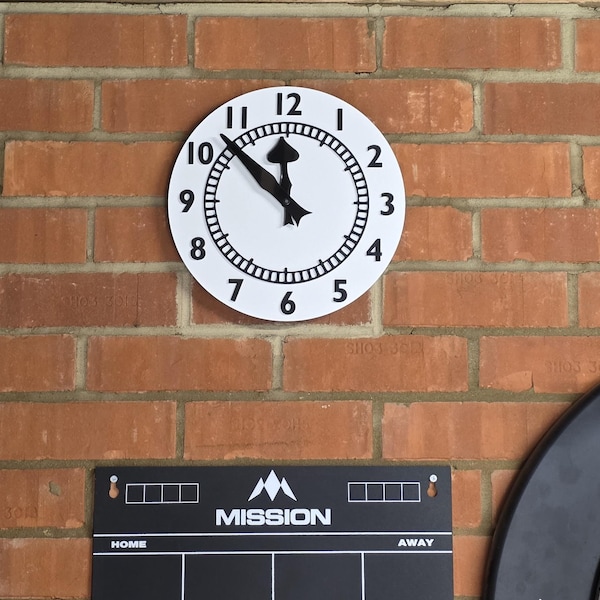 Clock End Arsenal Clock- BIG FONT - Etsy