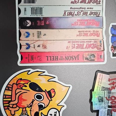 Happy Gilmore Sticker Ben Stiller Tremendous Looking Trophy Funny ...