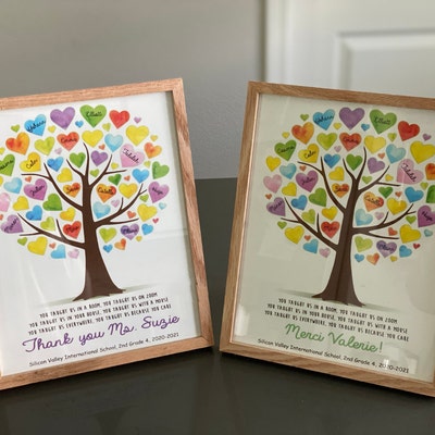 Custom Teacher Gift Rainbow Teacher Appreciation Gift End of - Etsy