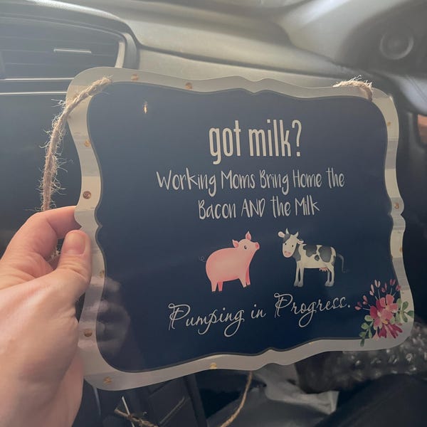 Breastfeeding Sign for Door, Sign for Nursing Mom, Gift for New Mother ...