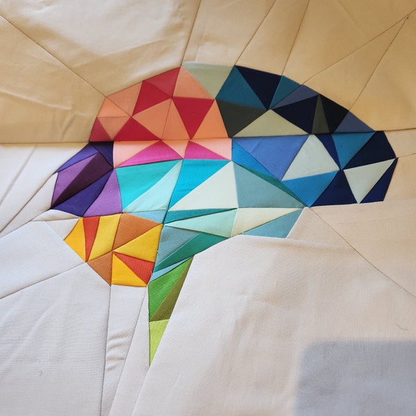 Brain Matters FPP Pattern; Foundation Paper Piecing Pattern; DIGITAL ...