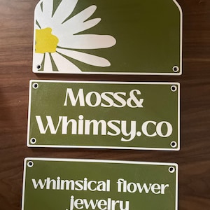 Personalized Sign for Hanging on Pop up Tents, Market Displays, Custom ...