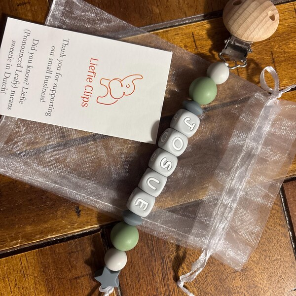Pacifier Clip Personalized, Pacifier Holder, Binky Clip, Baby Boy Gift ...
