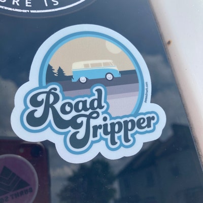 Road Tripper Sticker, Summer Road Trip Car Sticker, Adventure Sticker ...