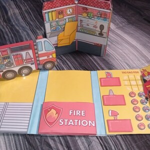 Printable Fire Station Busy Book for Kids, PDF, Instant Download, DIY ...