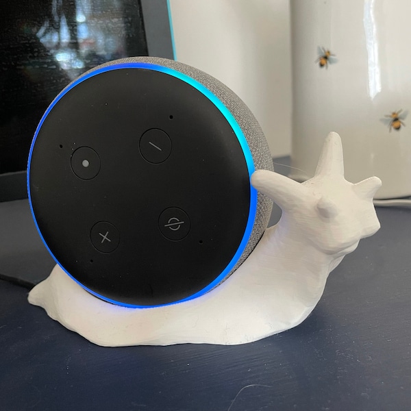 Unique Snail Holder for Amazon Echo Dot 3rd Gen - Alexa - Stand Mount ...