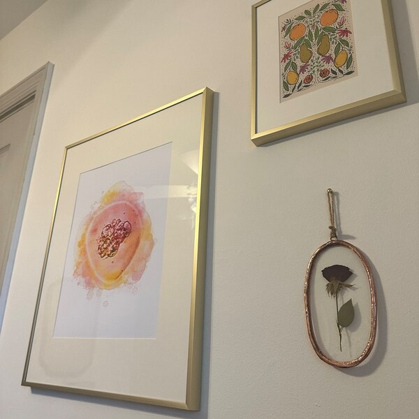 Custom IVF Art Embryo Watercolor Personalized Pregnancy Gift Nursery ...