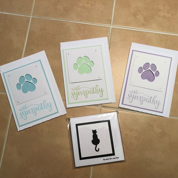 Black & White Dog Sympathy Card / so Sorry for Your Loss/pet Loss ...