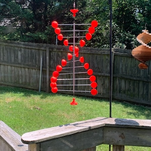 Kinetic Wind Spinner Kinetic Sculpture Hanging Spinner Art Windmill ...